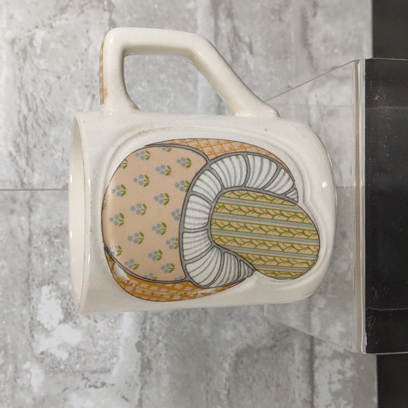 Enesco | Dining | Vintageretro Enesco Quilted Garden Patch Mushroom Mug ...
